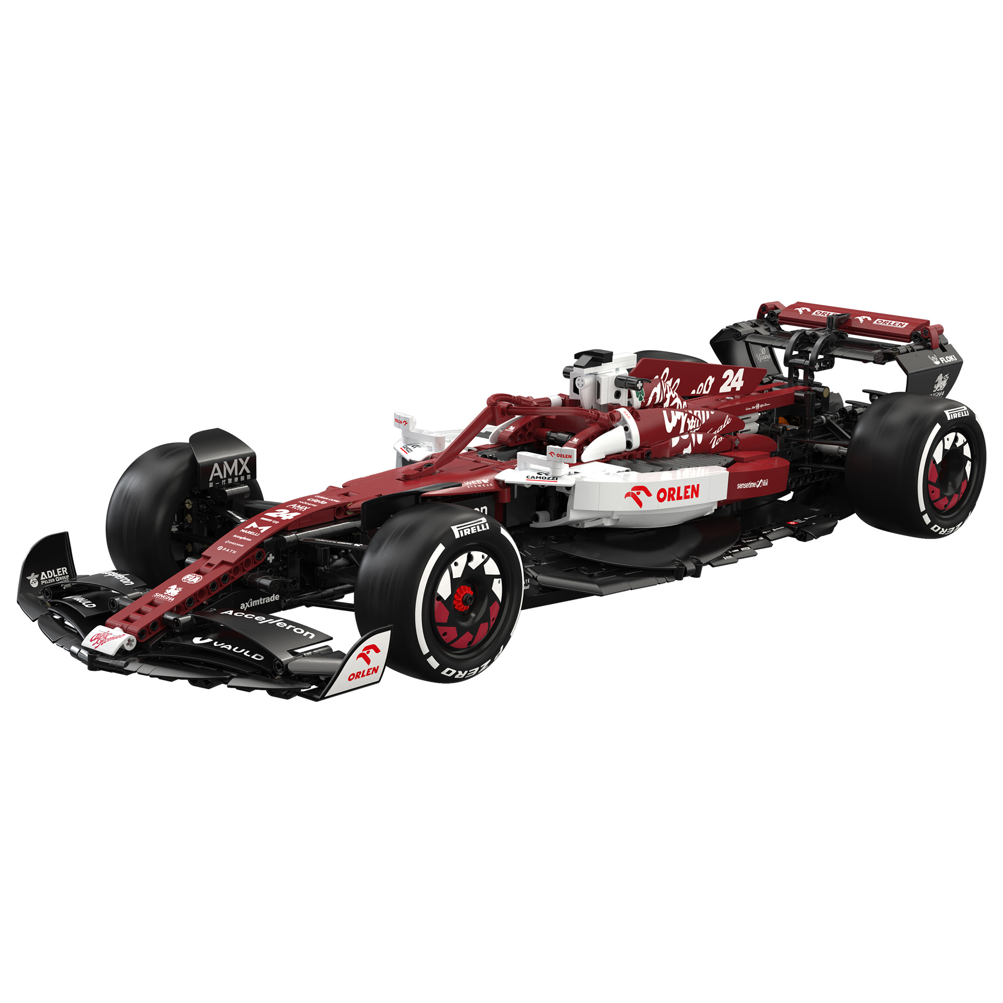 Cada Alfa Romeo Formel 1 Team Orlen Rennwagen Rot 1868 Teile: Humbitoys.de