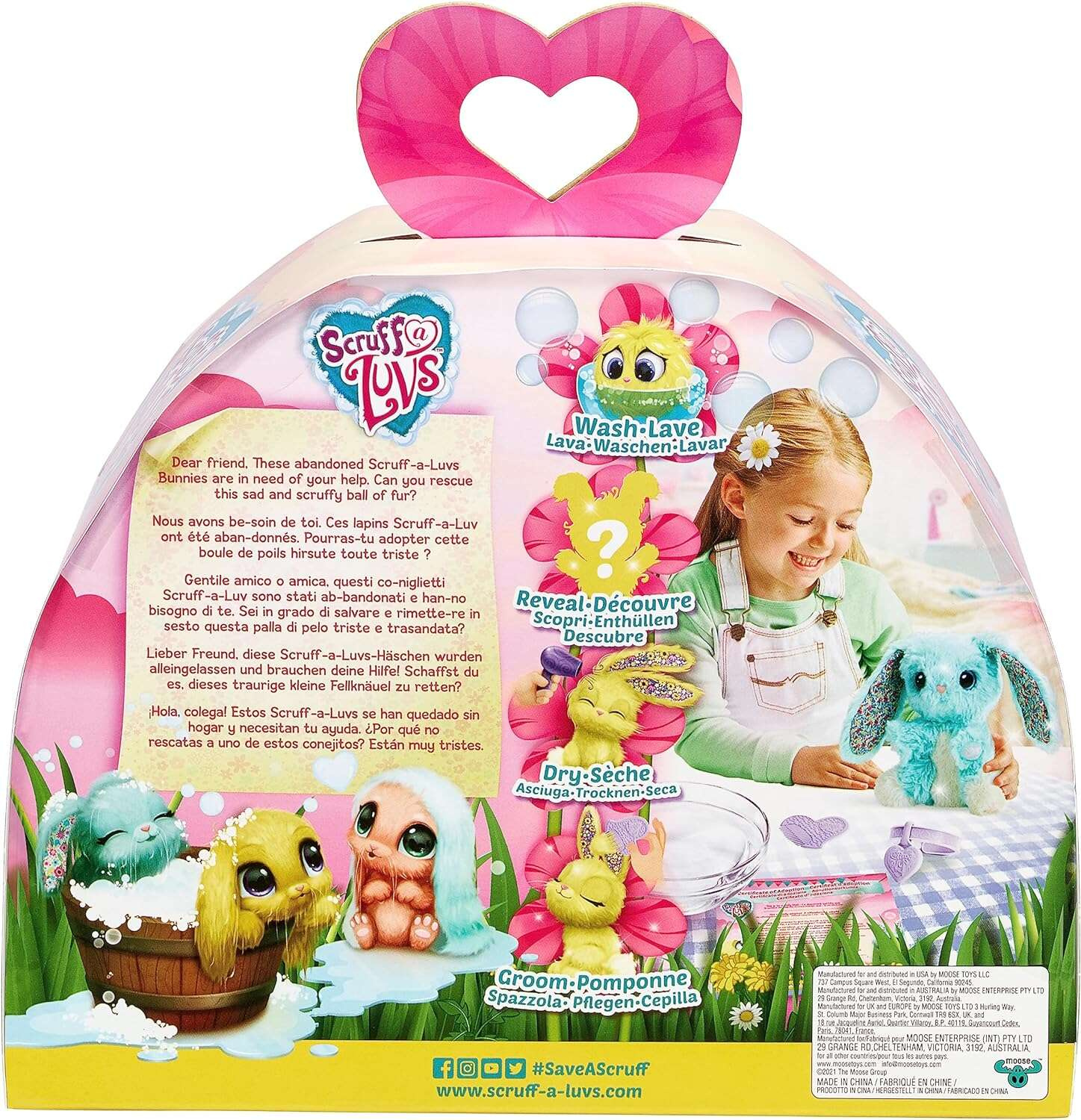 Little Live Pets Scruff a Luvs Blossom Bunnies Kaninchen Maskottchen ...