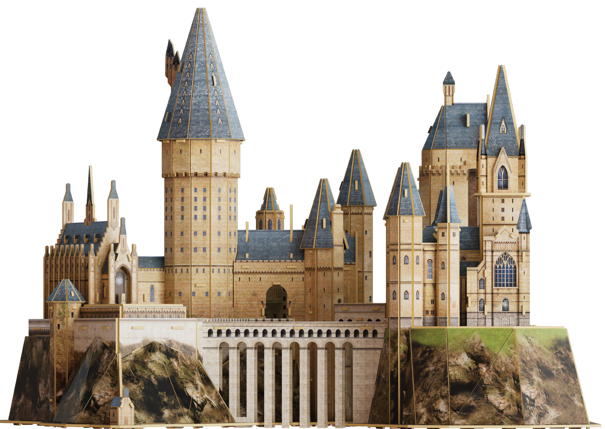Puzzle 4D Build Harry Potter Hogwarts Castle 3D Modell zum Zusammenbauen: Humbitoys.de